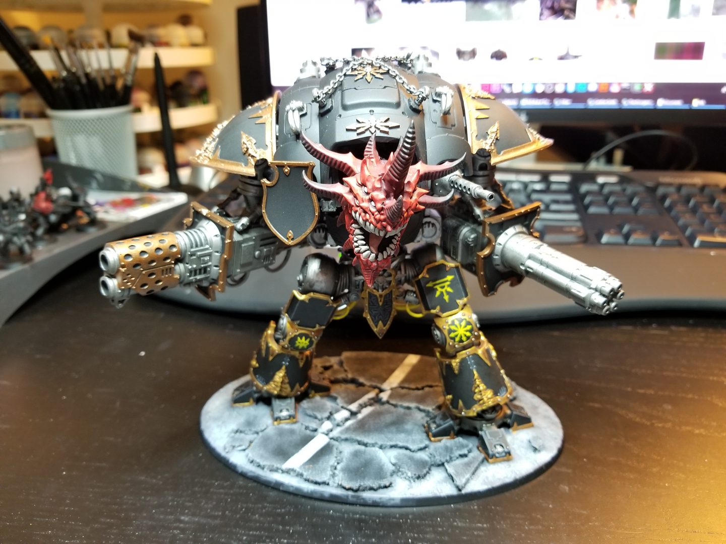 How to Paint Everything: Chaos Knights | Goonhammer