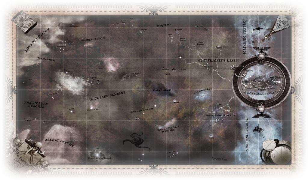 Starting Koronus Campaign Map | Goonhammer