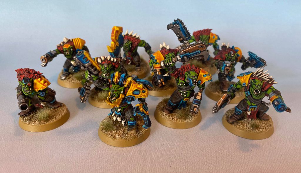 Ork Beast Snagga Boys. Credit: Magos Sockbert | Goonhammer