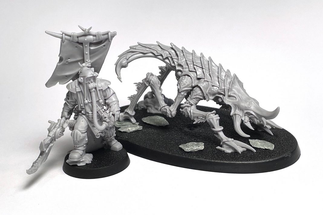 Necromunday: Ash Waste Nomads Herder with Arthromite Duneskuttler ...