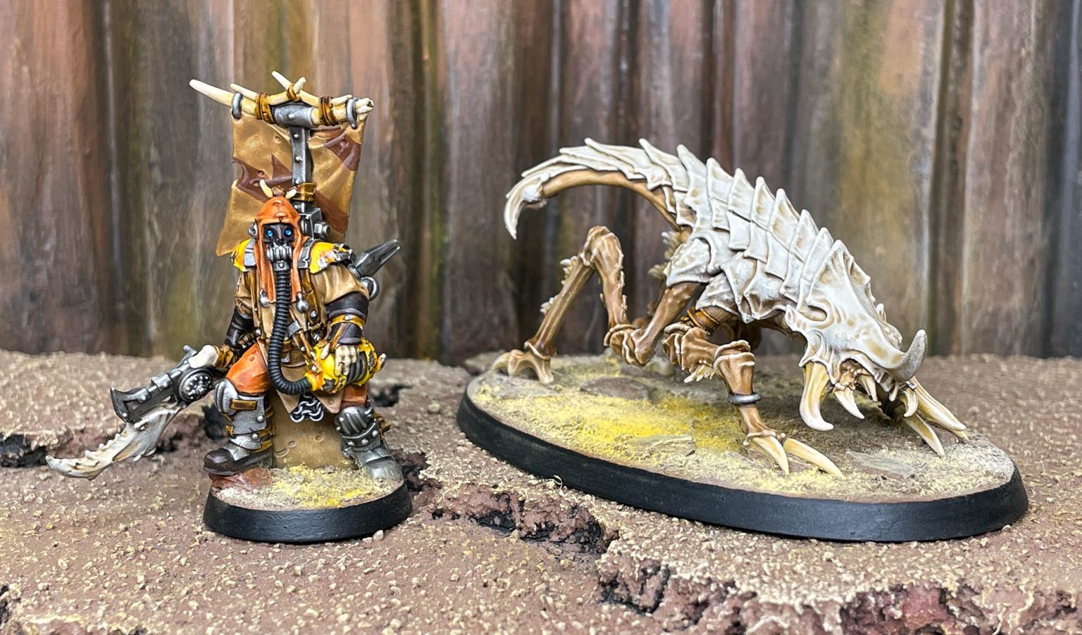 Necromunday: Ash Waste Nomads Herder with Arthromite Duneskuttler ...