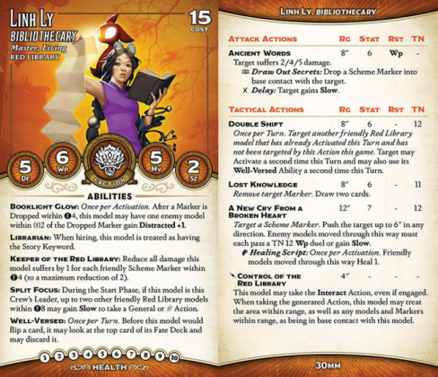 Madness of Malifaux Part 5: Linh Ly and the Red Library and Story Keywords | Goonhammer