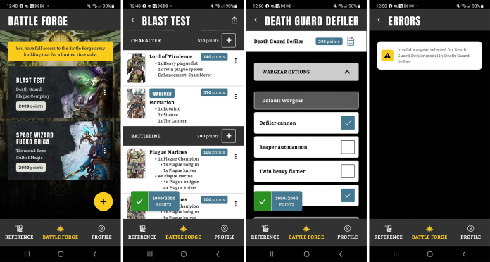 Goonhammer Reviews the New Warhammer 40k App | Goonhammer