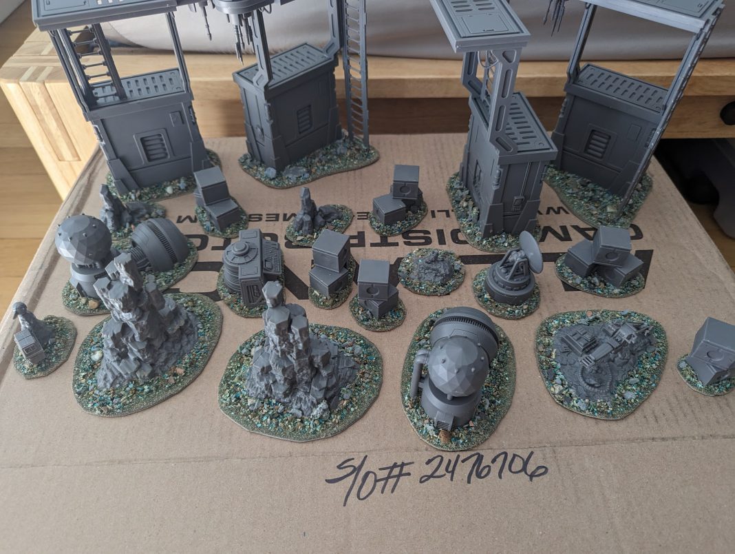 How to paint everything: Star Wars Shatterpoint Terrain | Goonhammer