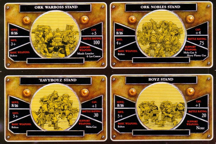 Space Marine 1st edition Ork Cards WD117 | Goonhammer