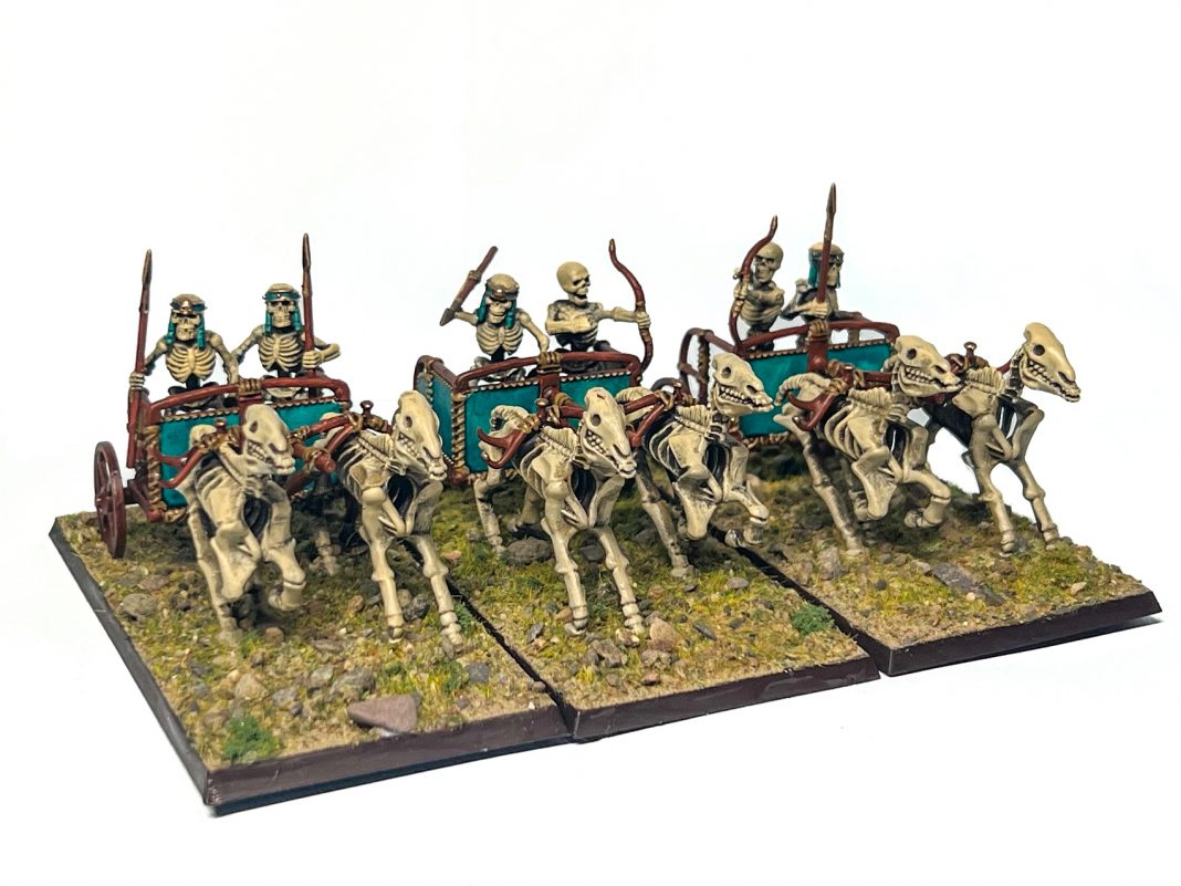 Wargames Atlantic Skeleton Cavalry and Chariot Review | Goonhammer