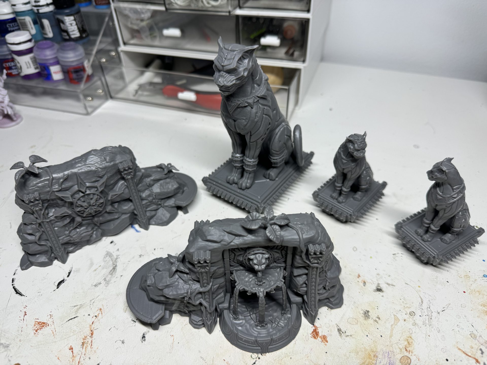 How To Paint Everything – Marvel: Crisis Protocol Wakanda Terrain ...