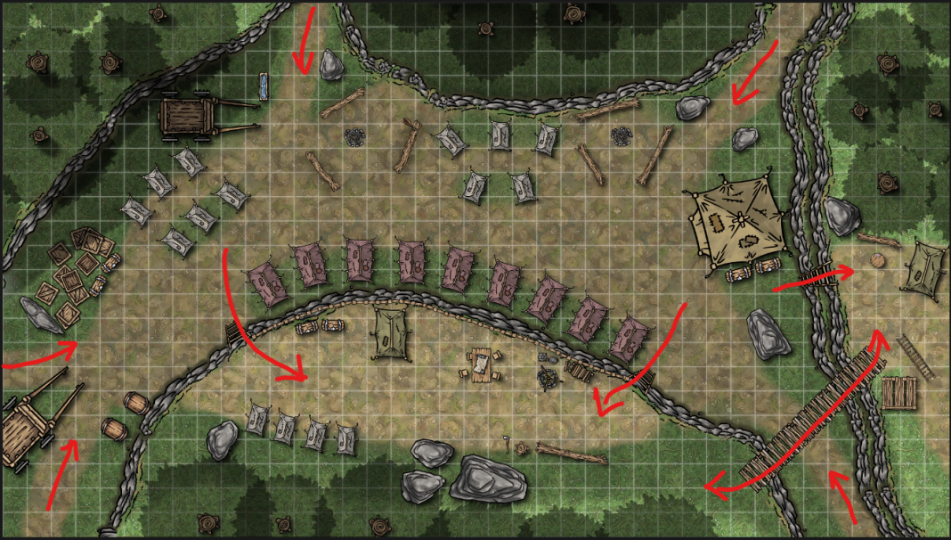 Vrekais Is a New DM: Making a “Bandit Camp” Map | Goonhammer