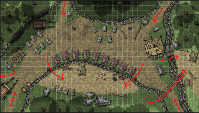 Vrekais Is a New DM: Making a “Bandit Camp” Map | Goonhammer