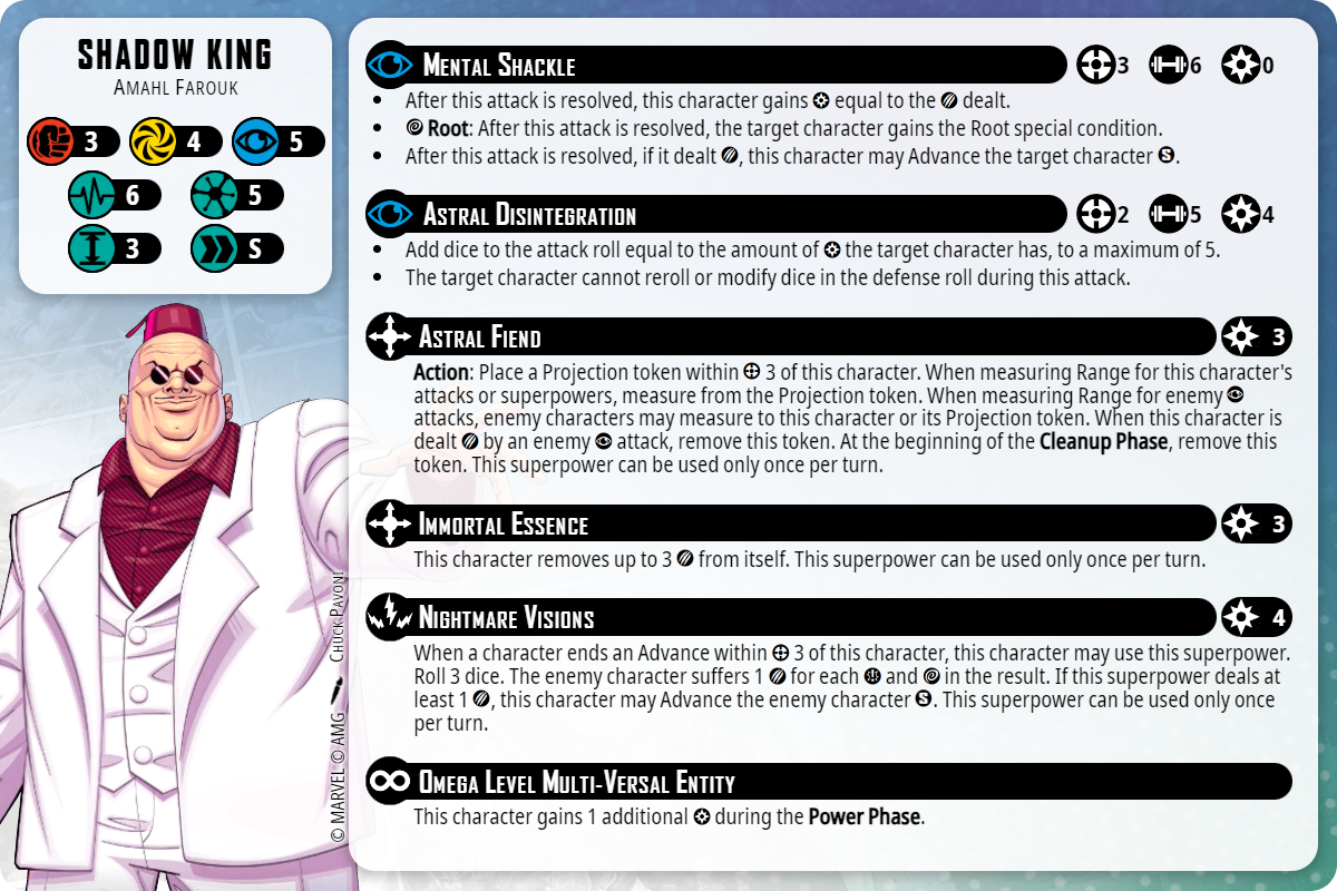 Marvel Crisis Protocol Lore: Who is Shadow King? | Goonhammer