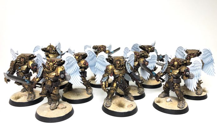 Horus Heresy: Descending from Above with the Sanguinary Guard | Goonhammer