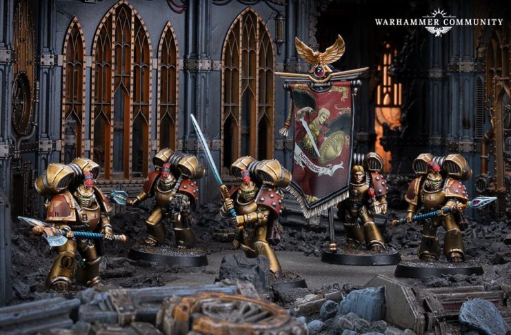 Horus Heresy: Descending from Above with the Sanguinary Guard | Goonhammer