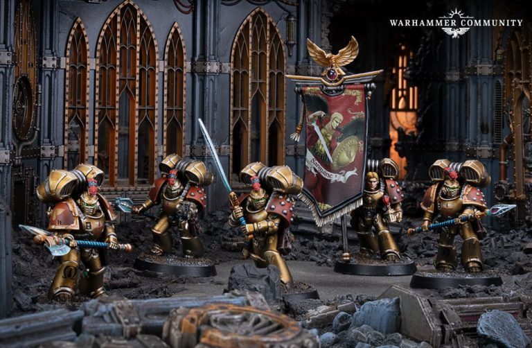 Horus Heresy: Descending from Above with the Sanguinary Guard | Goonhammer