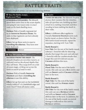 Faction Pack Overview: Idoneth Deepkin – Age of Sigmar 4th Edition ...