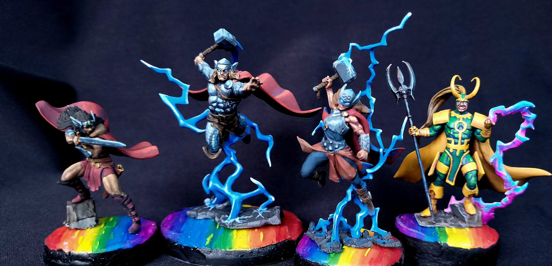 How to Paint Everything: Marvel Crisis Protocol Mighty Thor, Lady Sif ...