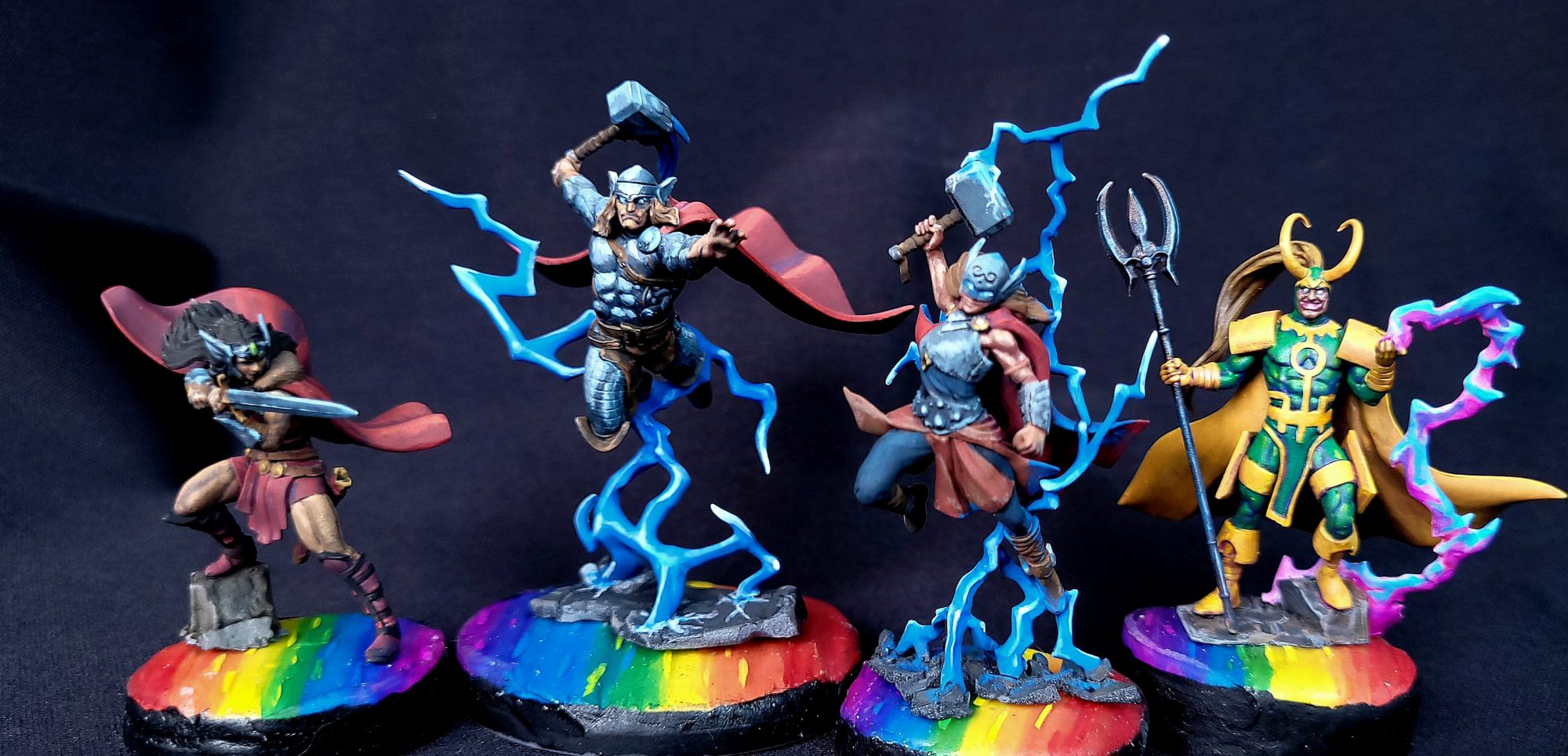 How to Paint Everything: Marvel Crisis Protocol Mighty Thor, Lady Sif ...