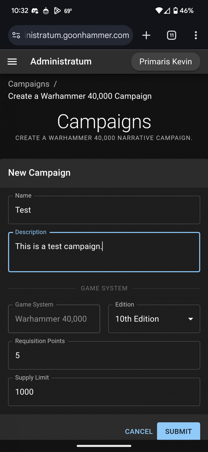Administratum: How to Create A Campaign | Goonhammer