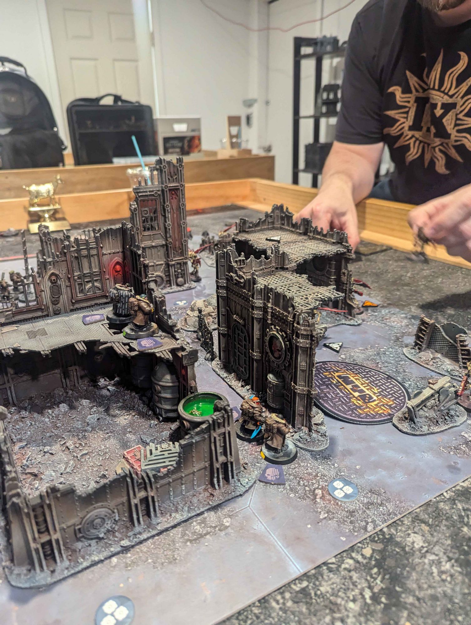 Kill Team 2024 Volkus Terrain painted by Crab-stuffed Mushrooms ...