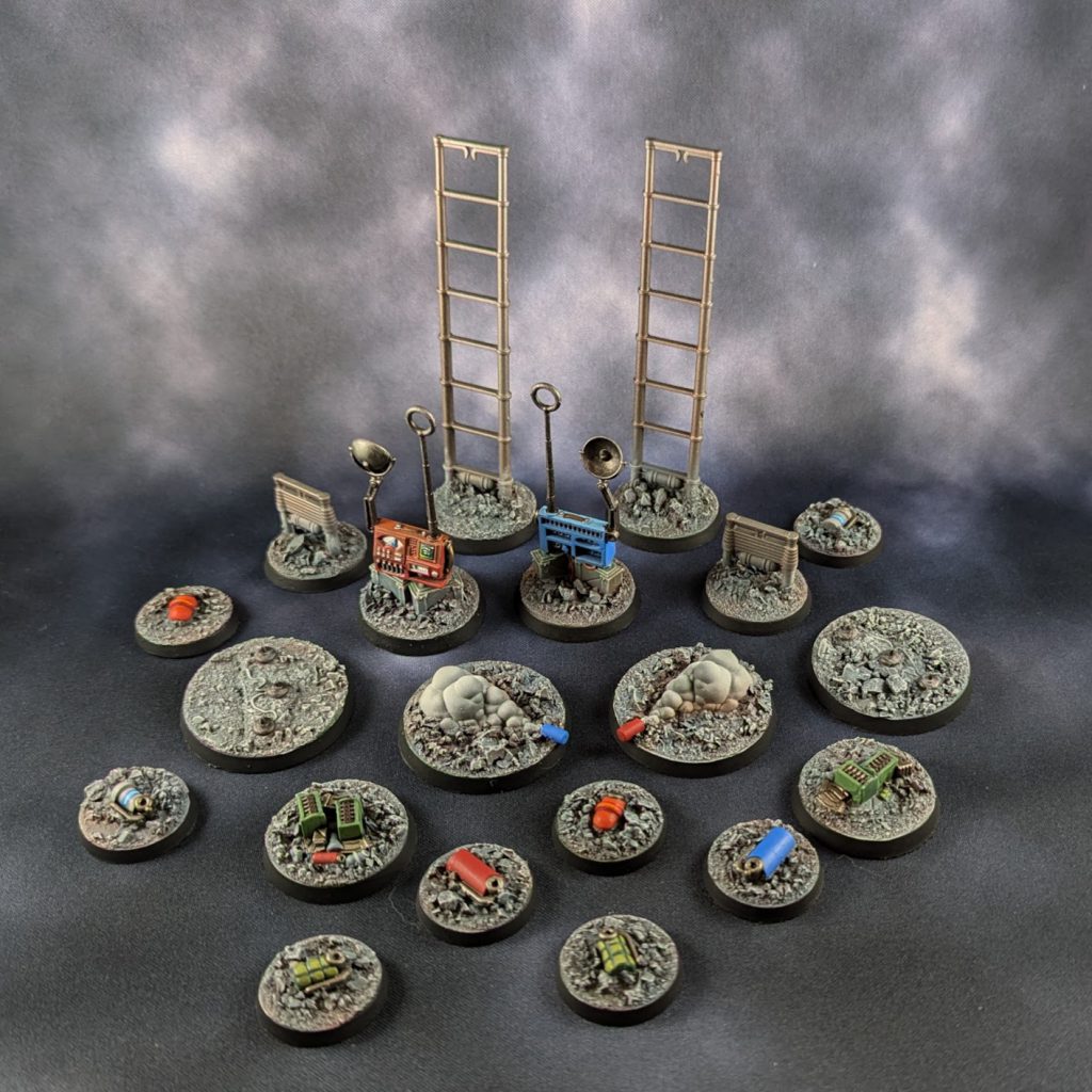 Kill Team 2024 Volkus Terrain painted by Crab-stuffed Mushrooms ...