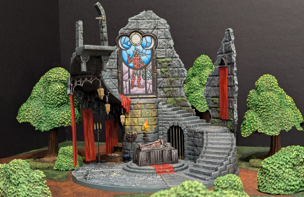 How to Paint Everything: Marvel Crisis Protocol – The Tomb of Dracula Terrain Set | Goonhammer