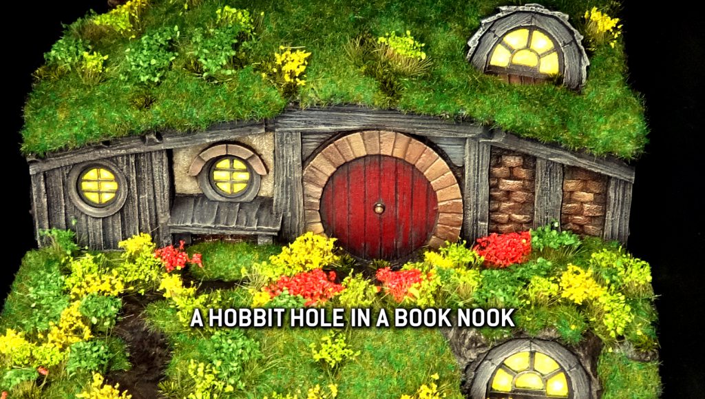 Hobby Heresy: A Hobbit Hole in a Book Nook | Goonhammer