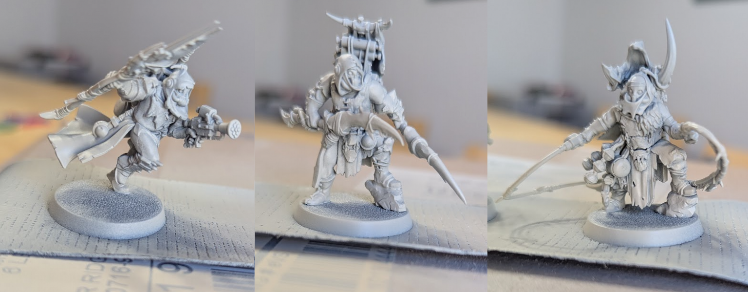 Necromunday: Ash Waste Nomads Sha’dar Hunters and Weapons Upgrade Model Review | Goonhammer