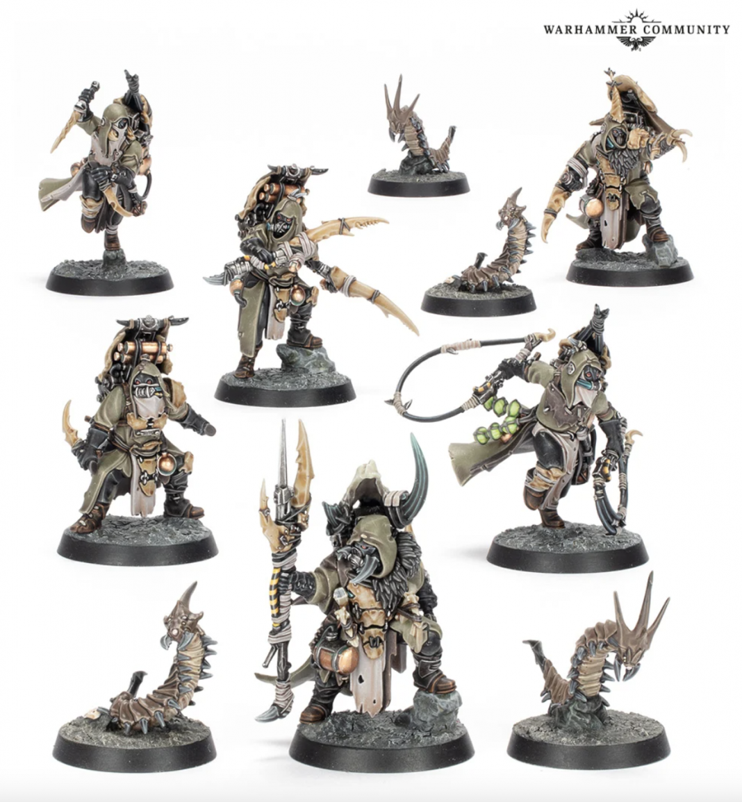 Necromunday: Ash Waste Nomads Sha’dar Hunters and Weapons Upgrade Model ...