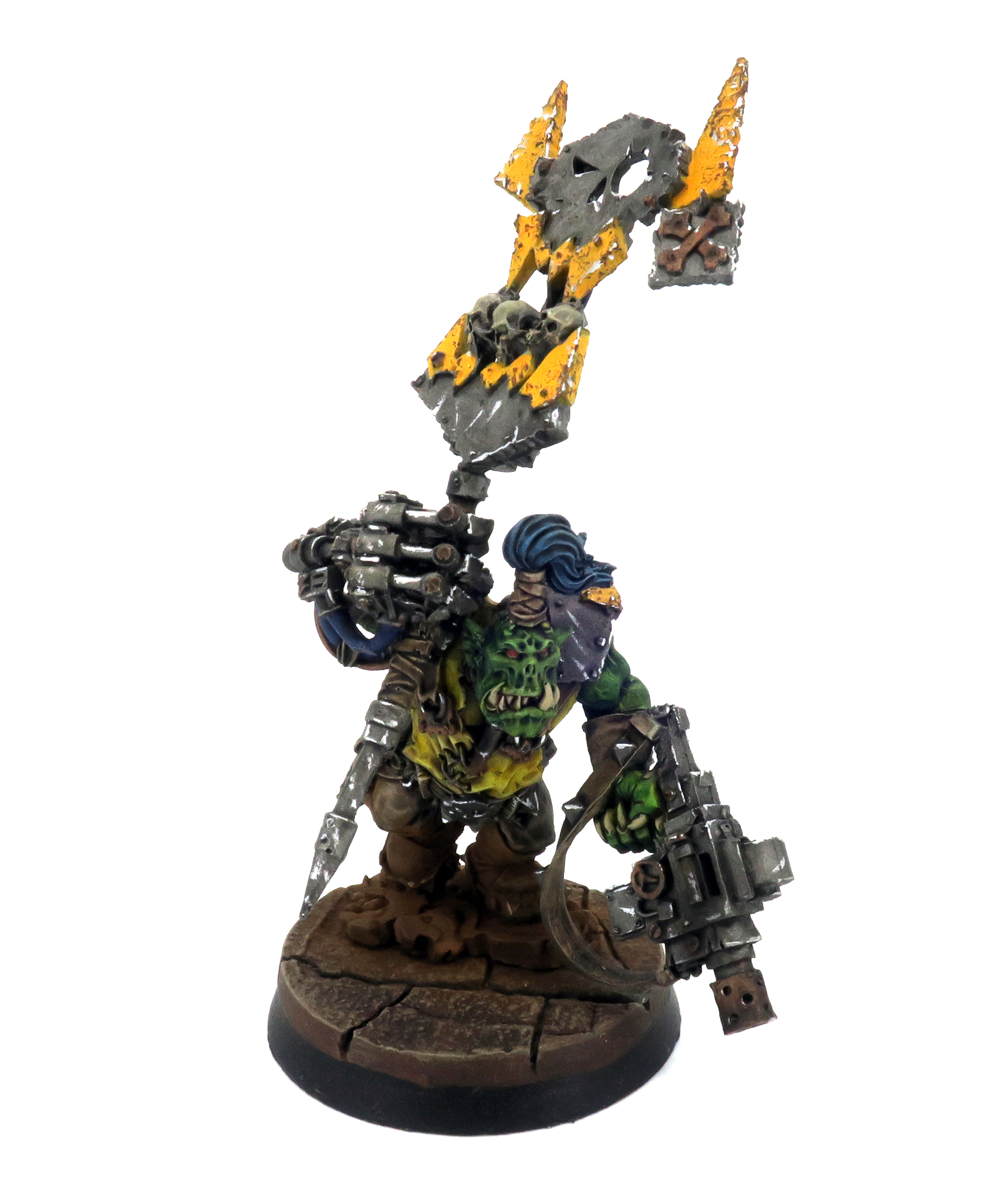 Badmoons Ork Nob with Waaagh Banner | Goonhammer