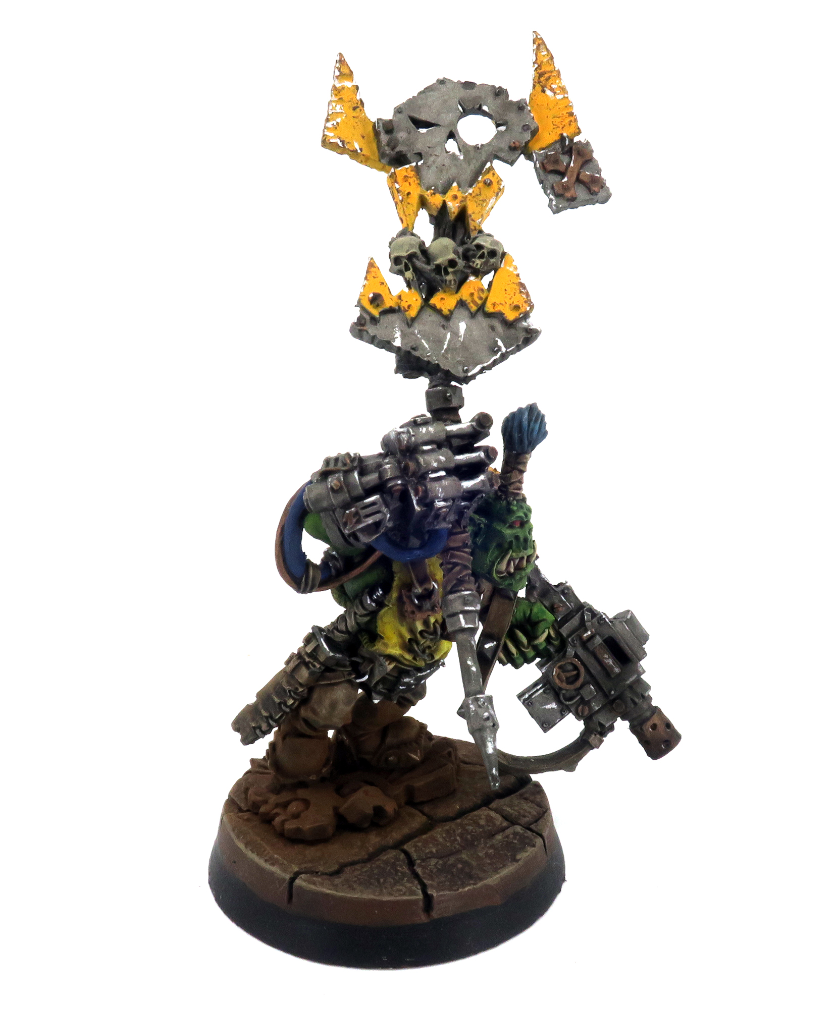 Badmoons Ork Nob with Waaagh Banner | Goonhammer