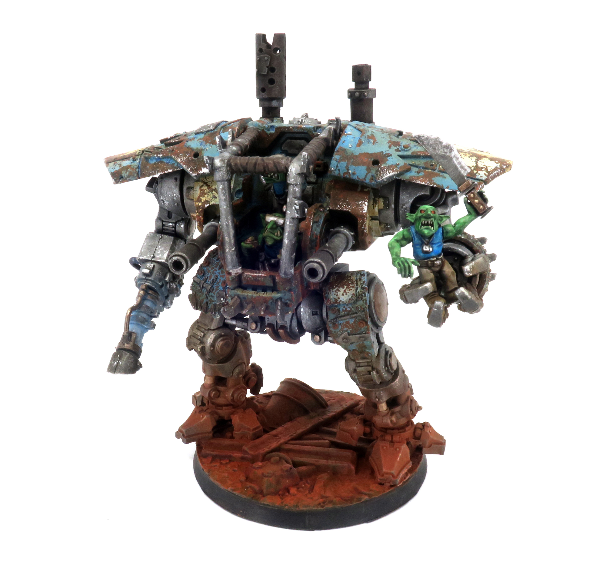 Ork Deathskulls Gretchin Looted Invictor Warsuit (Deff Dread) | Goonhammer