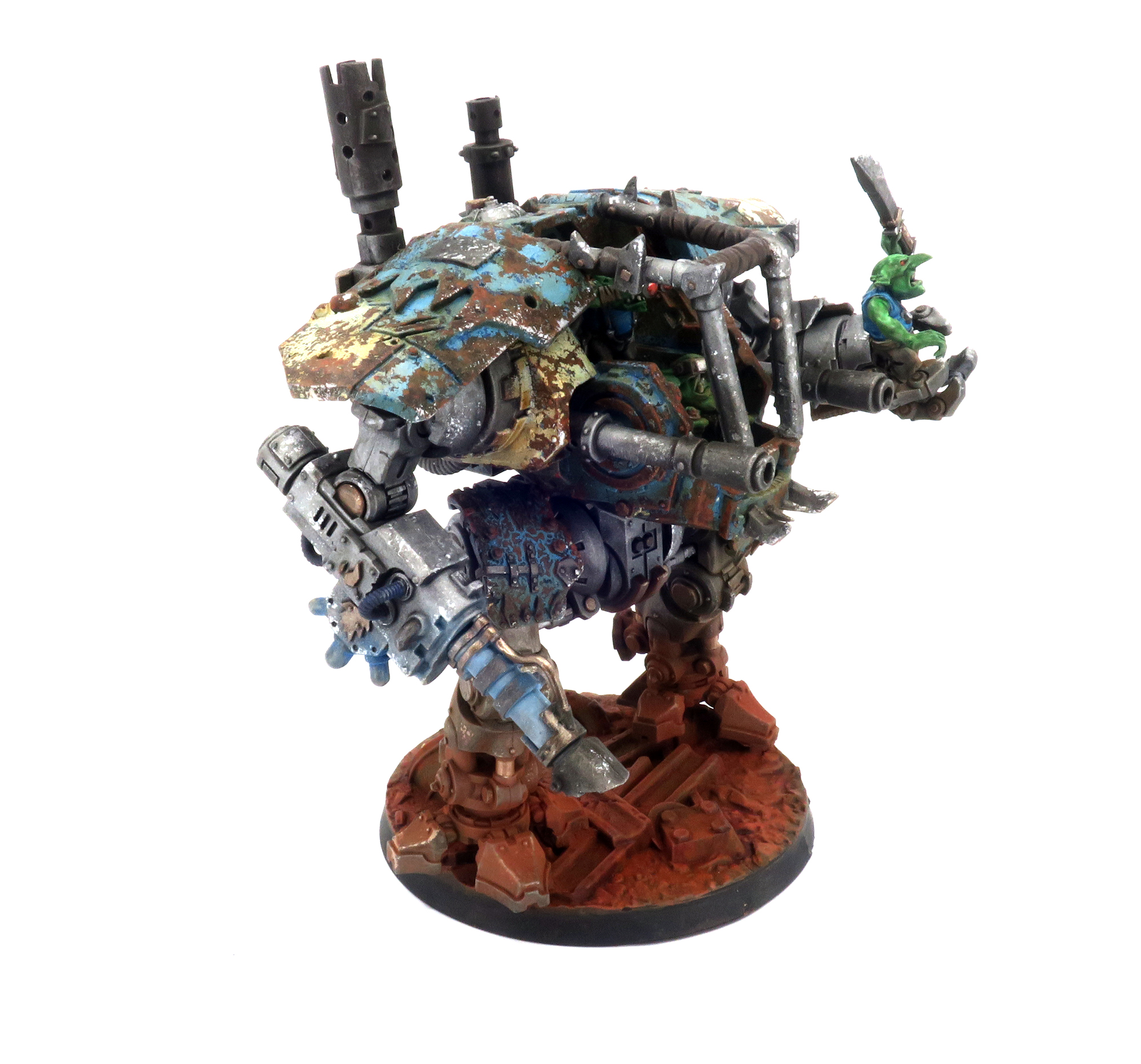 Ork Deathskulls Gretchin Looted Invictor Warsuit (Deff Dread) | Goonhammer