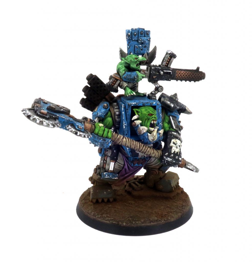 Ork Deathskulls Warboss in Mega Armor | Goonhammer