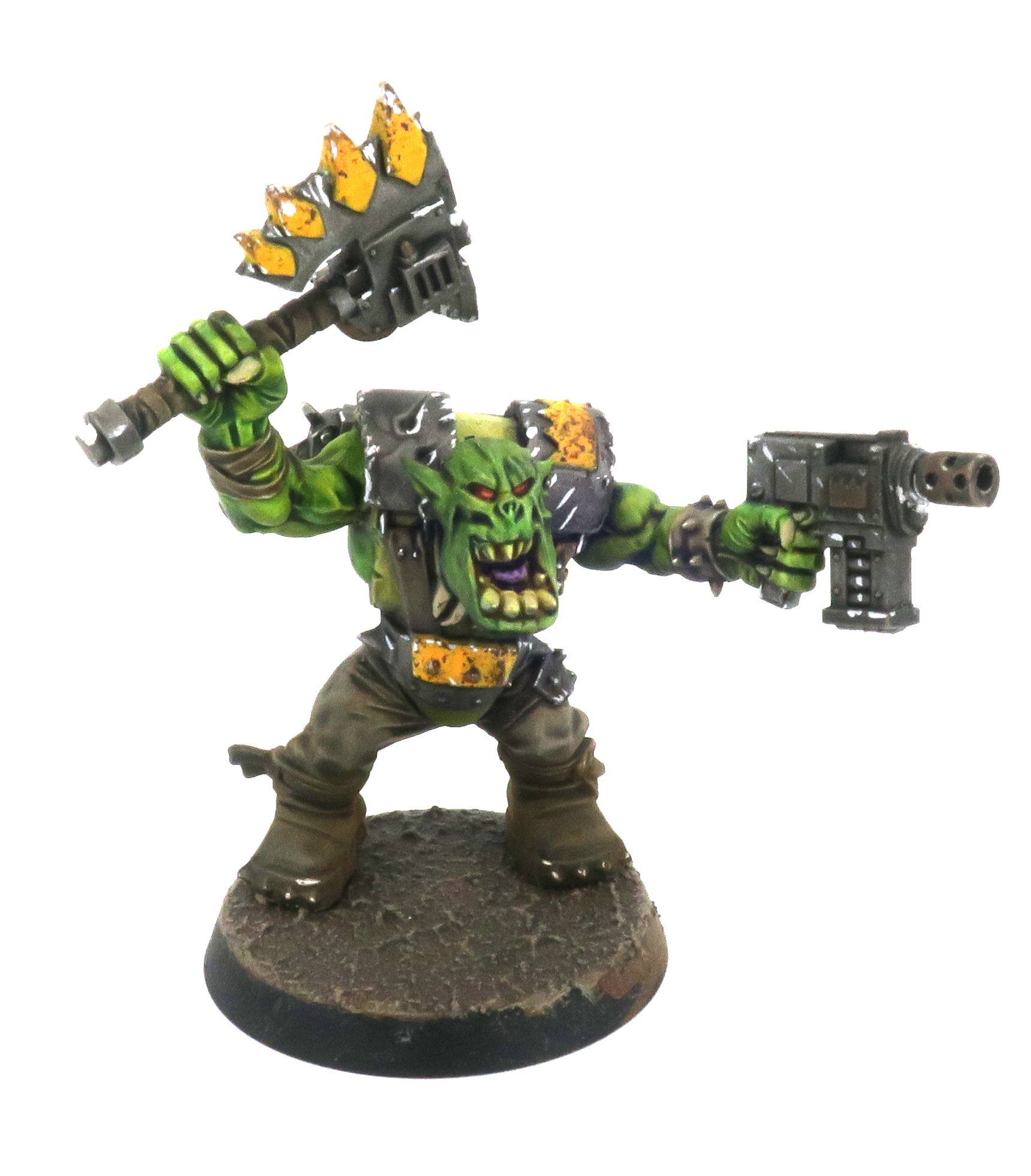 Ork Nobz in Bad moons and Deathskulls Schemes | Goonhammer