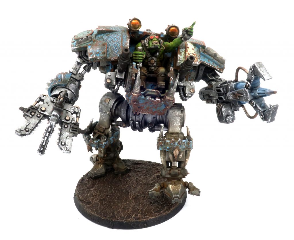 Ork Deathskulls Looted Invictor Warsuit (Deff Dread) | Goonhammer