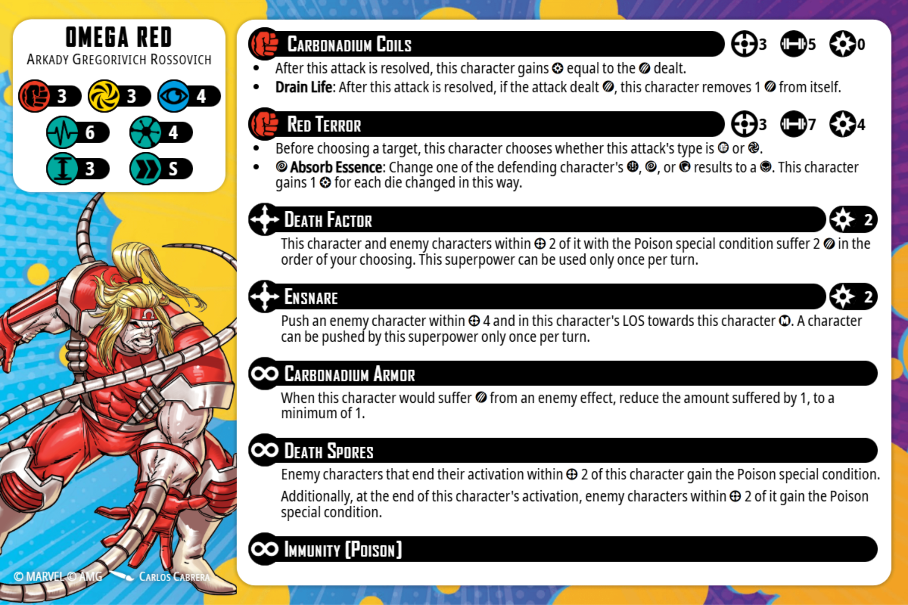 Marvel Crisis Protocol: Omega Red Tactics | Goonhammer