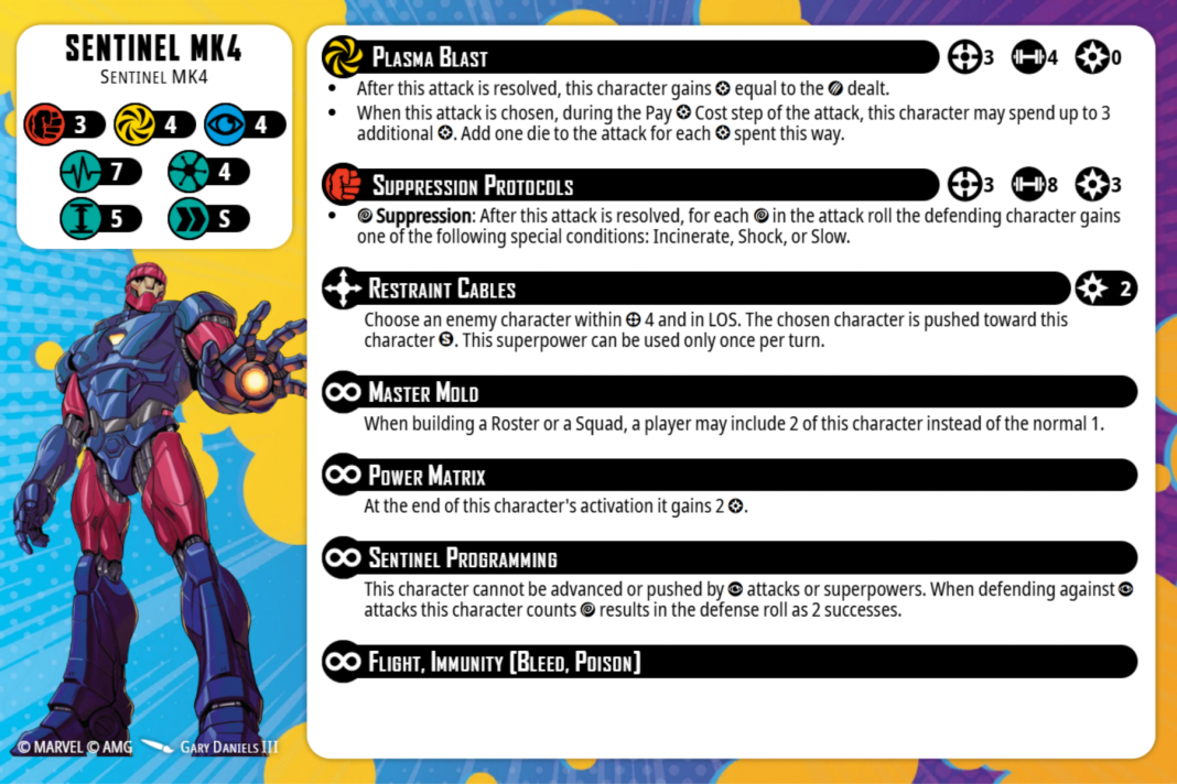 Marvel Crisis Protocol Tactics: Sentinel Mk IV | Goonhammer