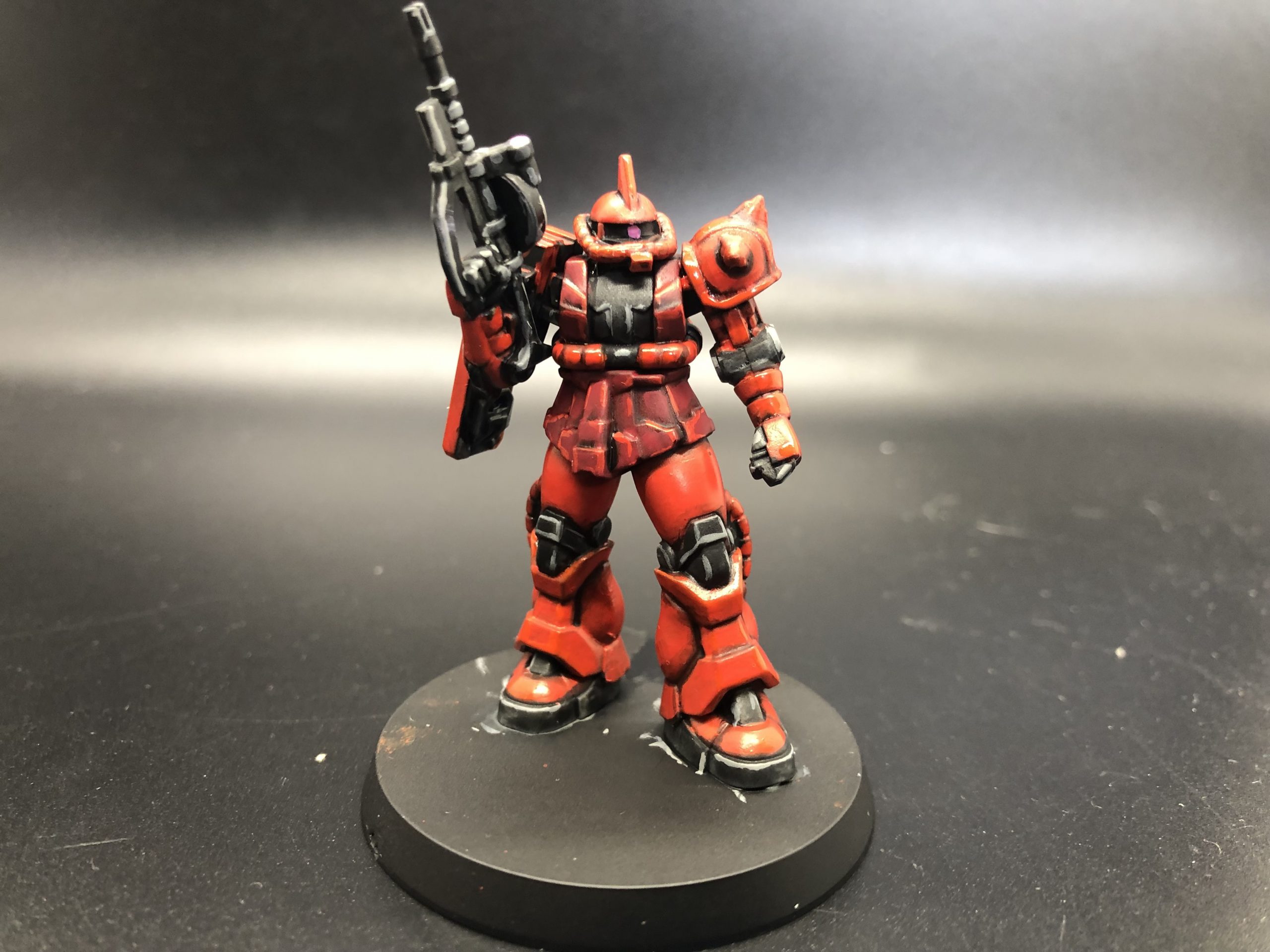 How to Paint Everything: Char’s Zaku (Gundam Assemble) | Goonhammer