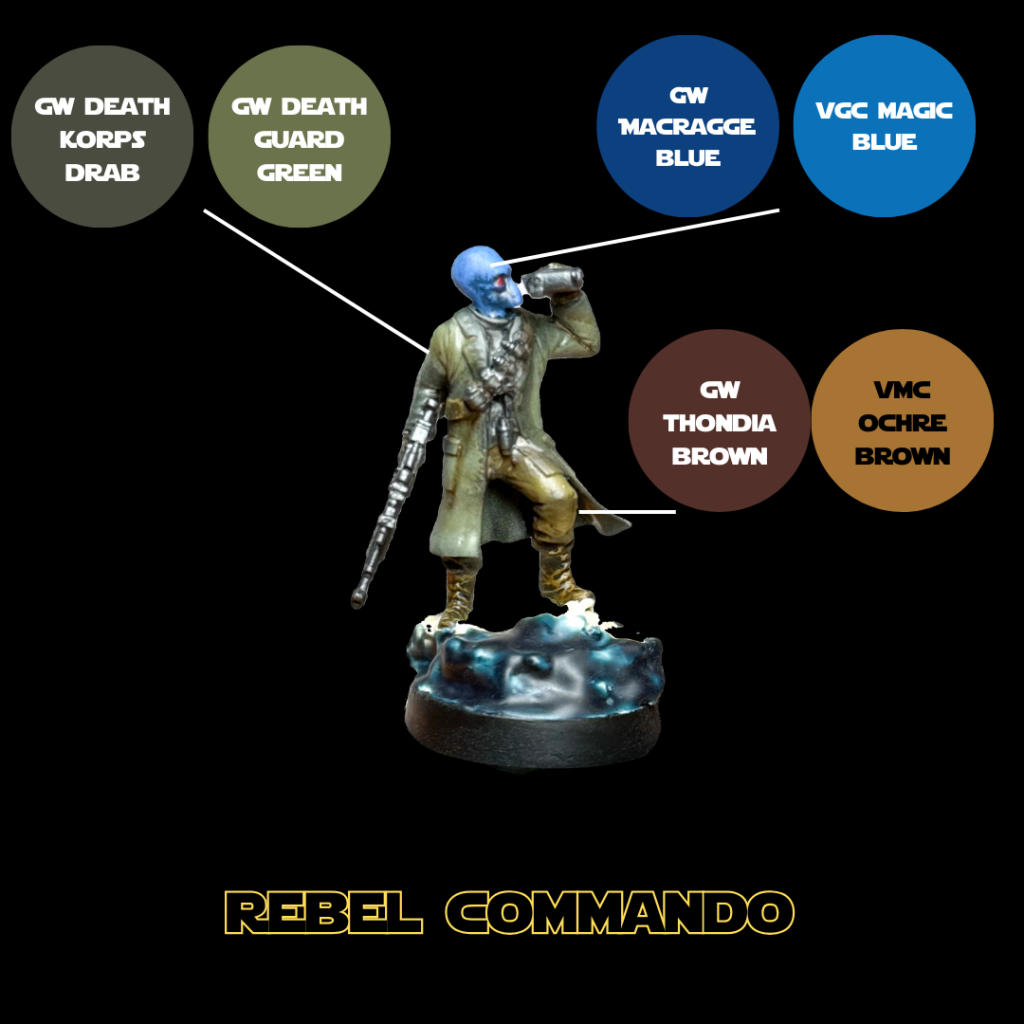 How to Paint Everything Star Wars Legion: Rebel Commandos and Troopers ...