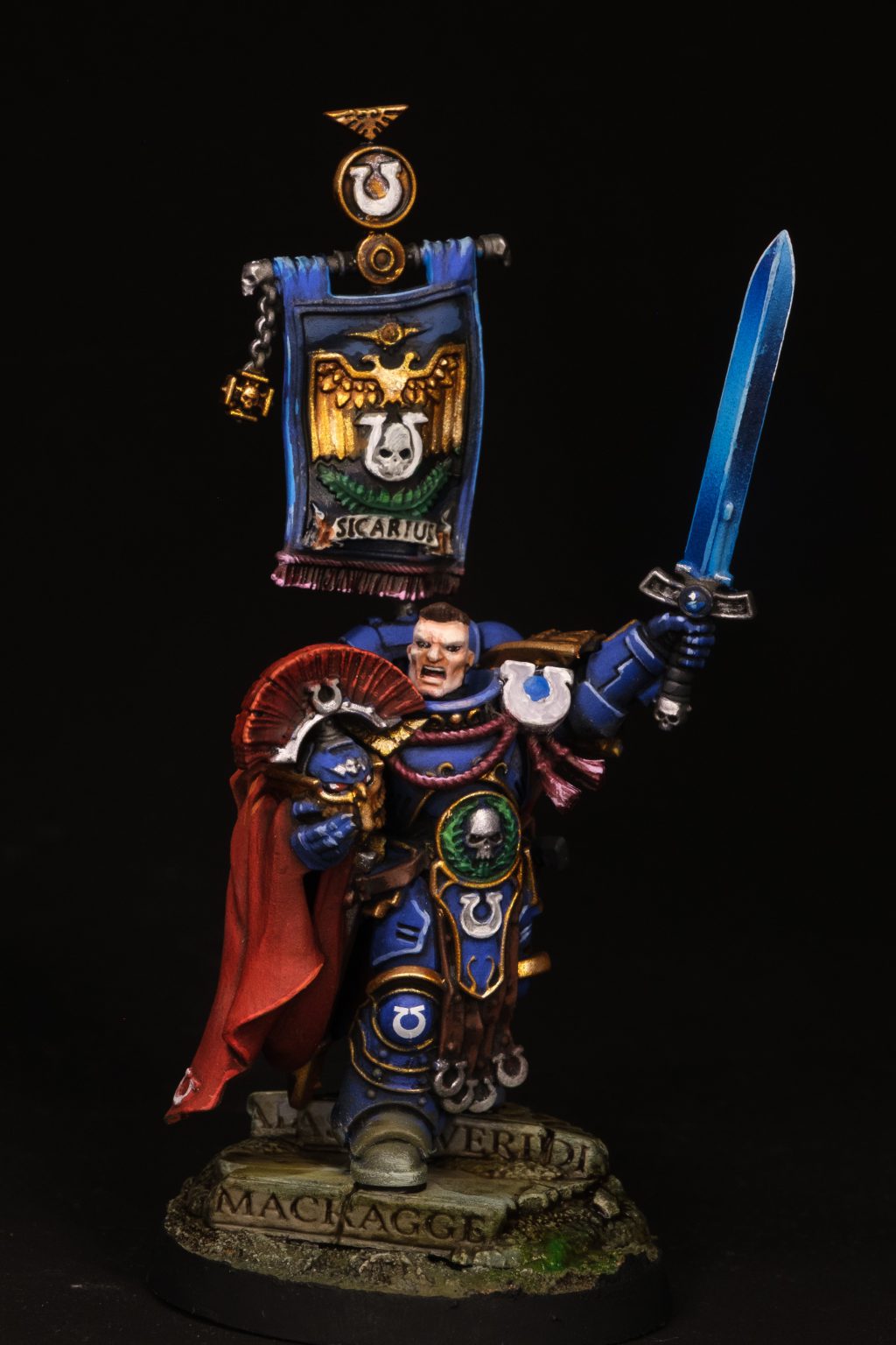 [40k] Model Review: Ultramarines Marneus Calgar, Cato Sicarius, Victrix ...
