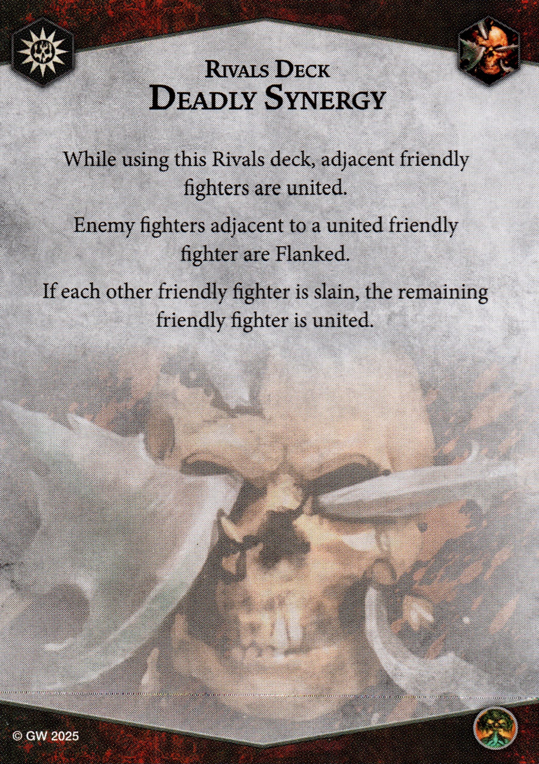 Deadly Synergy Plot Card | Goonhammer